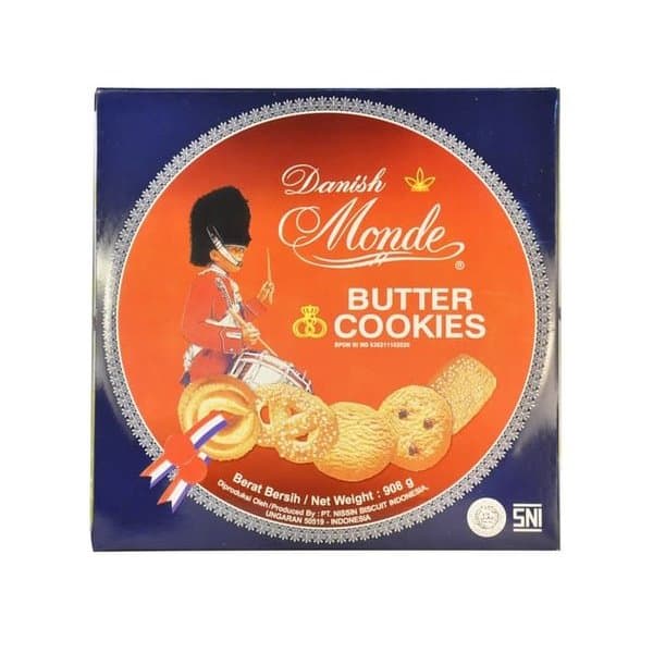 Jual Monde Butter Cookies 908gr KALENG BESAR barcode 8888166989566 free ...
