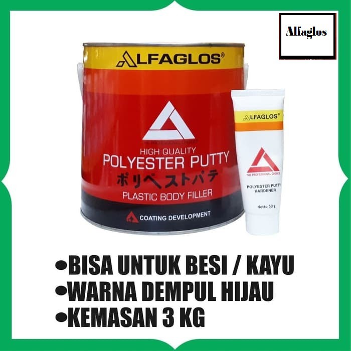 Jual DEMPUL Alfaglos (Galon) +obat / DEMPUL BESI CAT MOBIL sanpolac ...