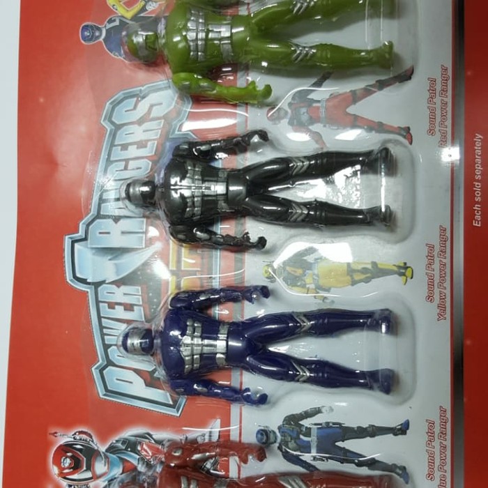 Jual MAINAN ROBOT POWER RANGERS 5 PCS | Shopee Indonesia