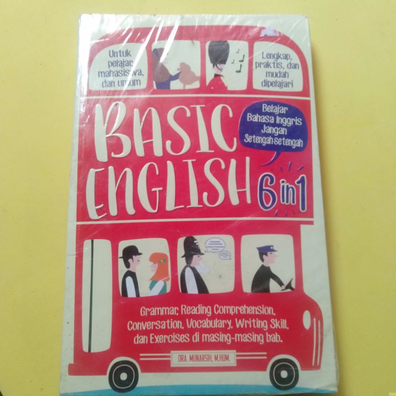 Jual Buku BASIC ENGLISH 6 IN 1 Belajar Bahasa Inggris Jangan Setengah ...