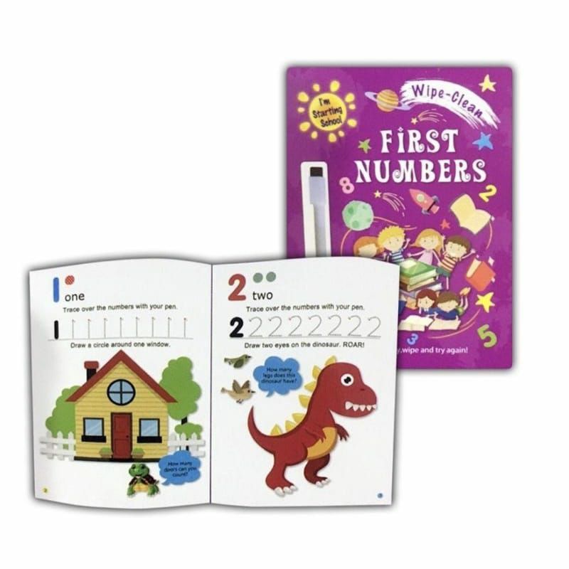 Jual Buku Edukasi Wipe Clean Learning First Number / Buku Latihan ...
