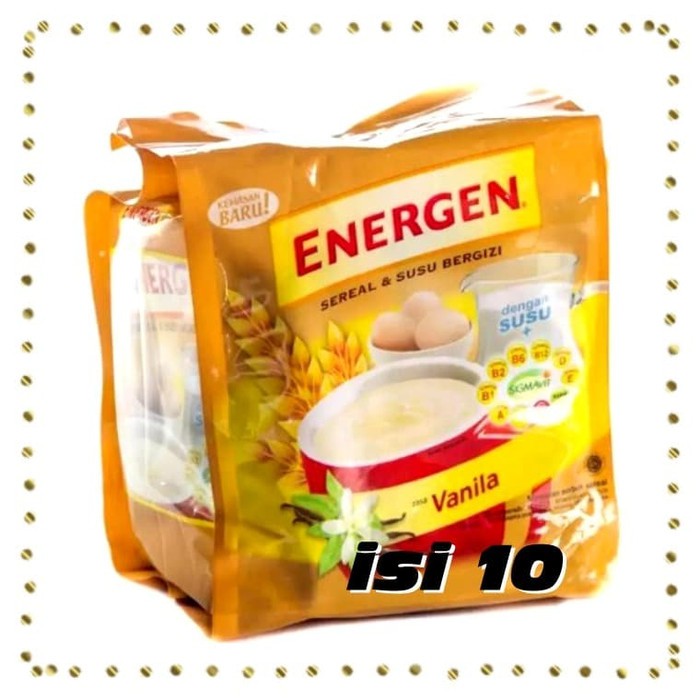 Jual makan minuman bergizi ENERGEN VANILA / COKLAT / JAGUNG sereal susu ...