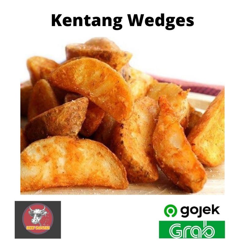 Jual Kentang Wedges Frozen 500gr | Potato Wedges Steak | Kentang ...