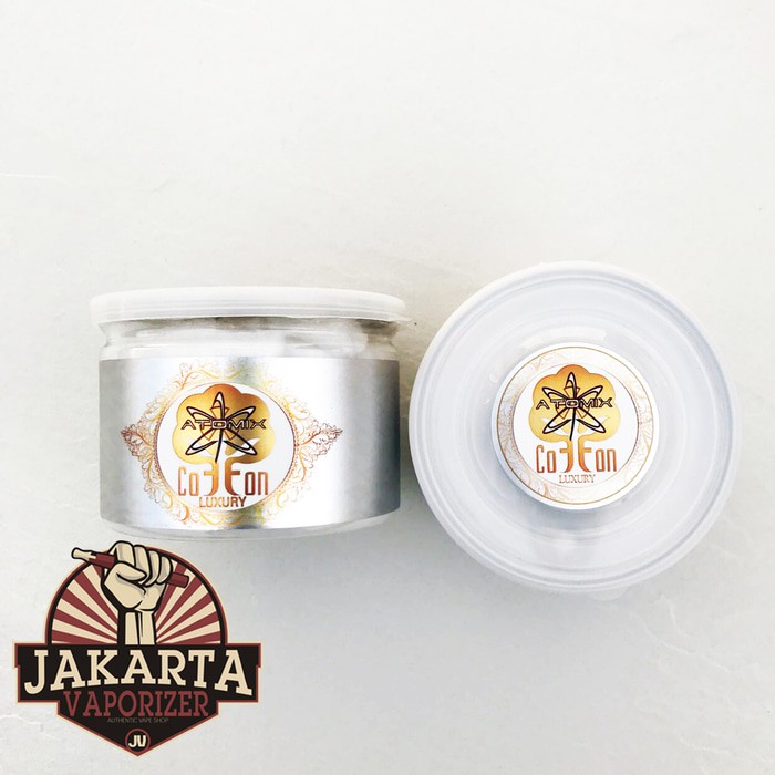 Jual Atomix Luxury Cotton Kapas Organik Premium Vape Vapor Rokok ...