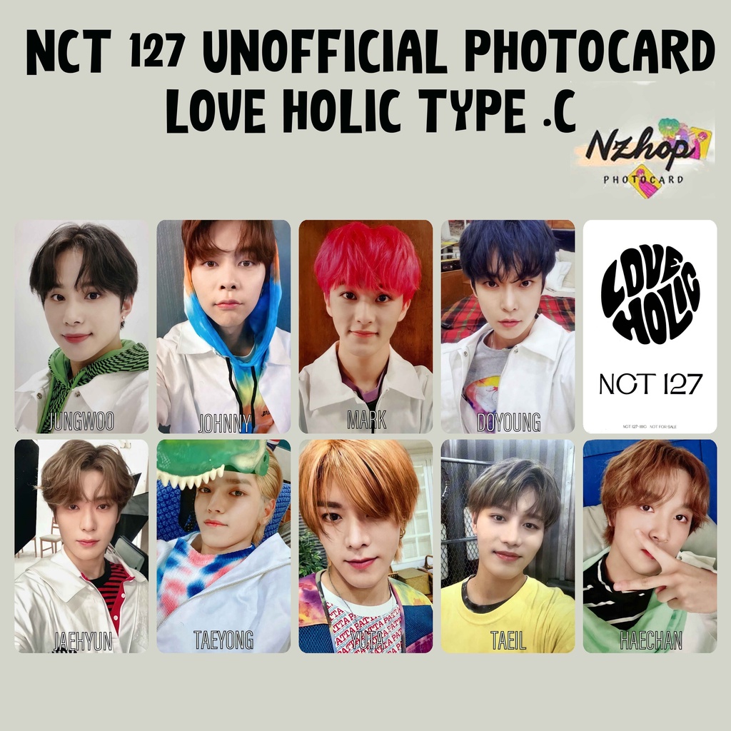 Jual NCT 127 photocard Love Holic.Typ.C UNOFFICIAL [FREEBIES] | Shopee ...