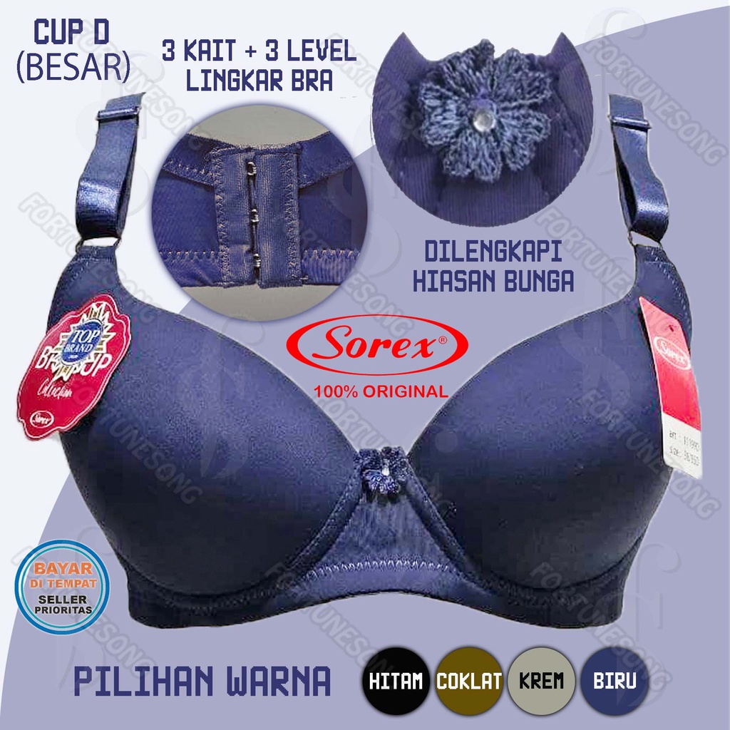 Jual Sorex - BRA/BH Sorex Big Size Cup D Super Besar dengan Kawat Busa ...