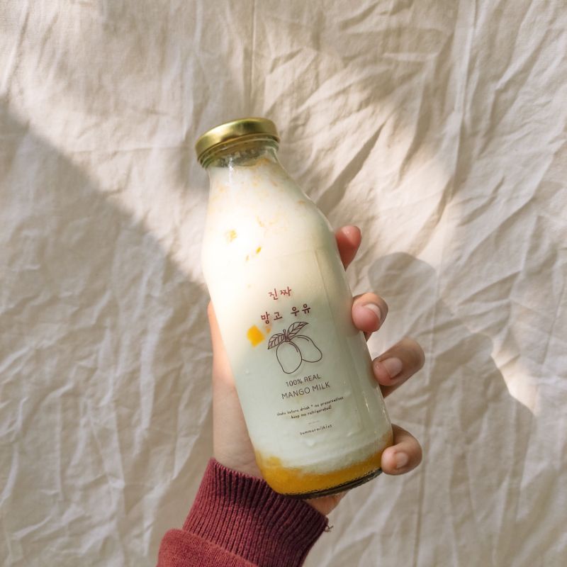 Jual Korean Mango Milk 350ml / Korean Mango Milk 1ltr | Shopee Indonesia