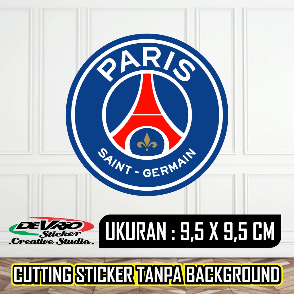 Jual Stiker Club Bola PSG Paris Saint Germain Cutting Sticker Custom ...