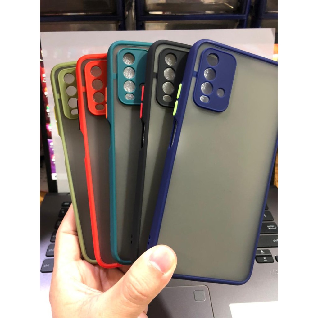 Jual REDMI 9T CASE DOFF COLOUR FROSTED DOFF BUMPER COLOUR | Shopee ...
