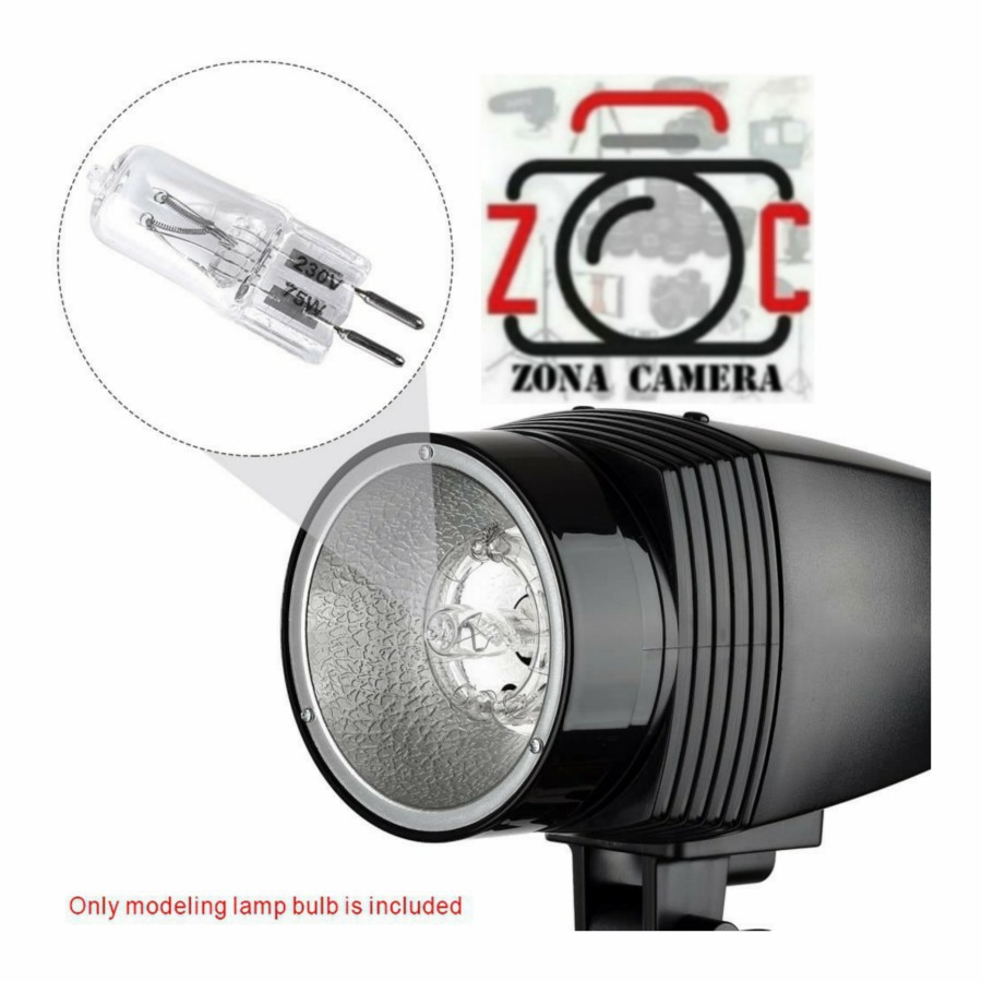 Jual Modeling Lamp 75w Studio Godox Tronic Jinbei Premier Nicefoto K150 ...