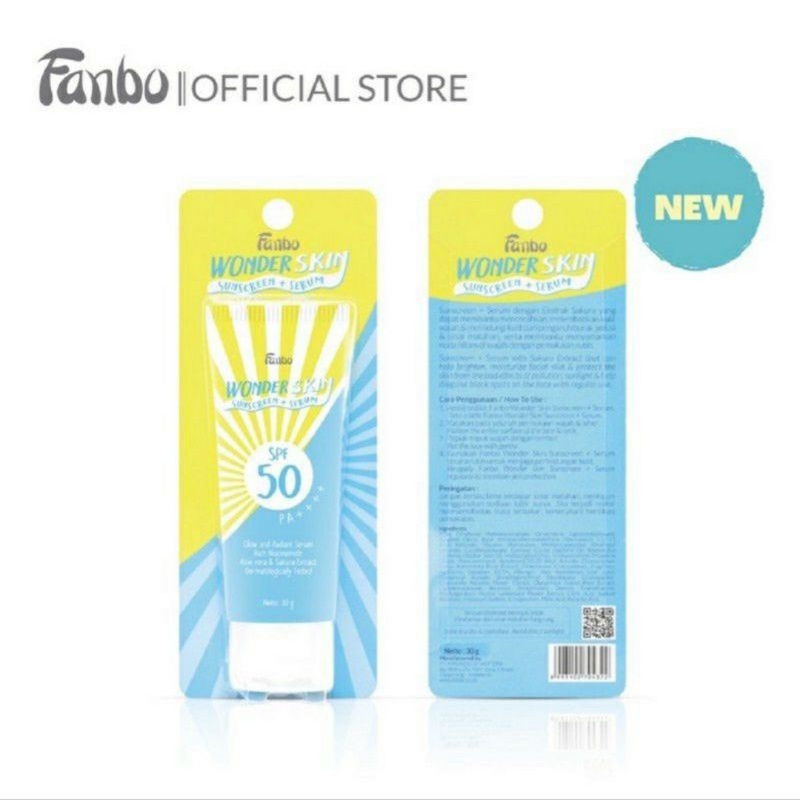 Jual Fambo Wonder Skin Sunscreen & Serum Spf 50 PA++++ ORIGINAL ...