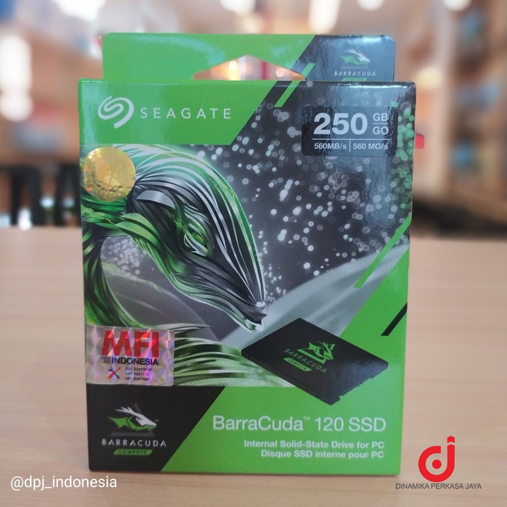 Jual SSD Seagate Barracuda 120 250GB 2,5" SATA, MFI/Original, Garansi 5 ...