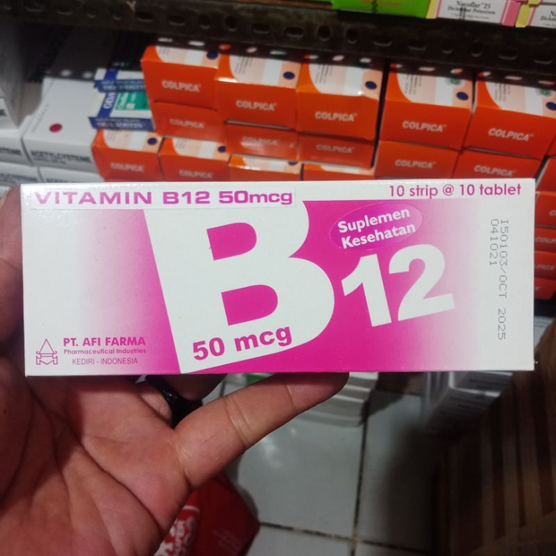 Jual VITAMIN B12 50mcg 100tablet | Shopee Indonesia
