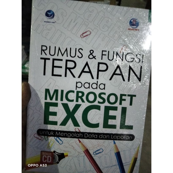 Jual buku rumus dan fungsi terapan pada excel untuk mengolah data | Shopee Indonesia