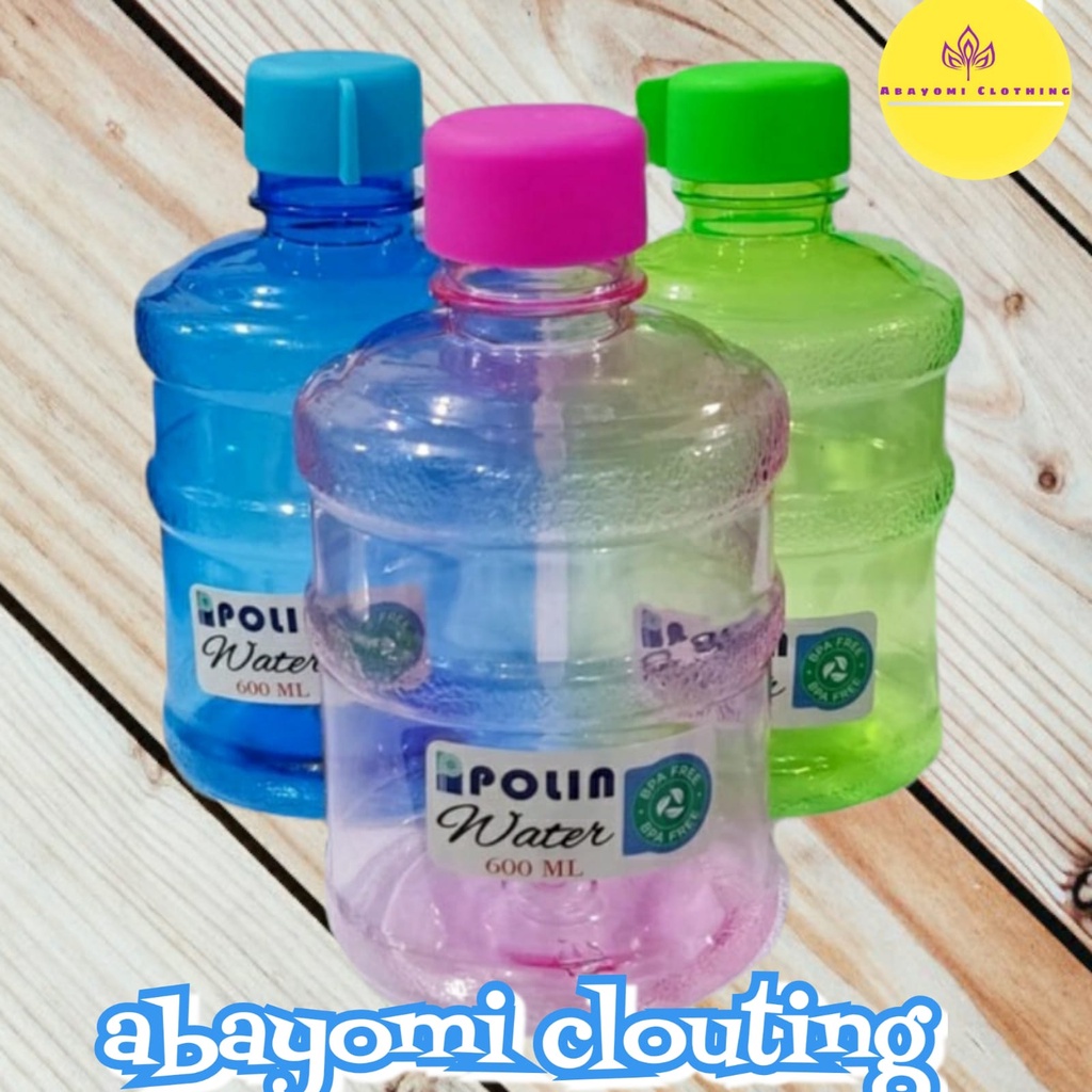 Jual PAKET 3 PCS BOTOL MINI GALON 600 ML / UNIK DAN ANTI PECAH / BAYAR ...