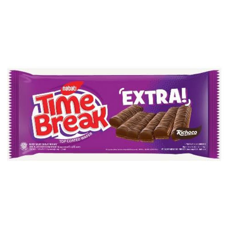 Jual Nabati Wafer TIME BREAK Extra 30gr (5pcs) | Shopee Indonesia