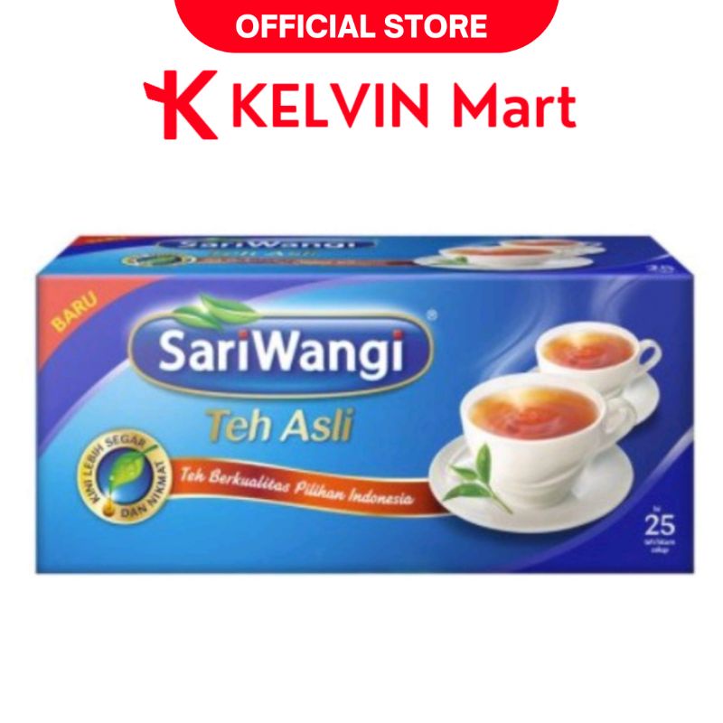 Jual Sari Wangi Teh SariWangi isi 25 Kantong Teh | KELVIN Mart | Shopee ...