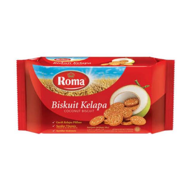 Jual Roma biskuit kelapa 300gr isi 28 pcs/dus | Shopee Indonesia