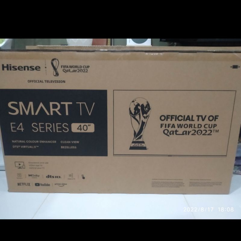 Jual LED SMART TV HISENSE 40E4H FHD 40inch | Shopee Indonesia