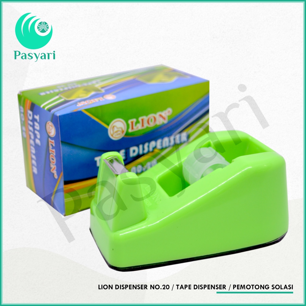 Jual Lion Dispenser No.20 / Tape Dispenser / Pemotong Solasi | Shopee ...