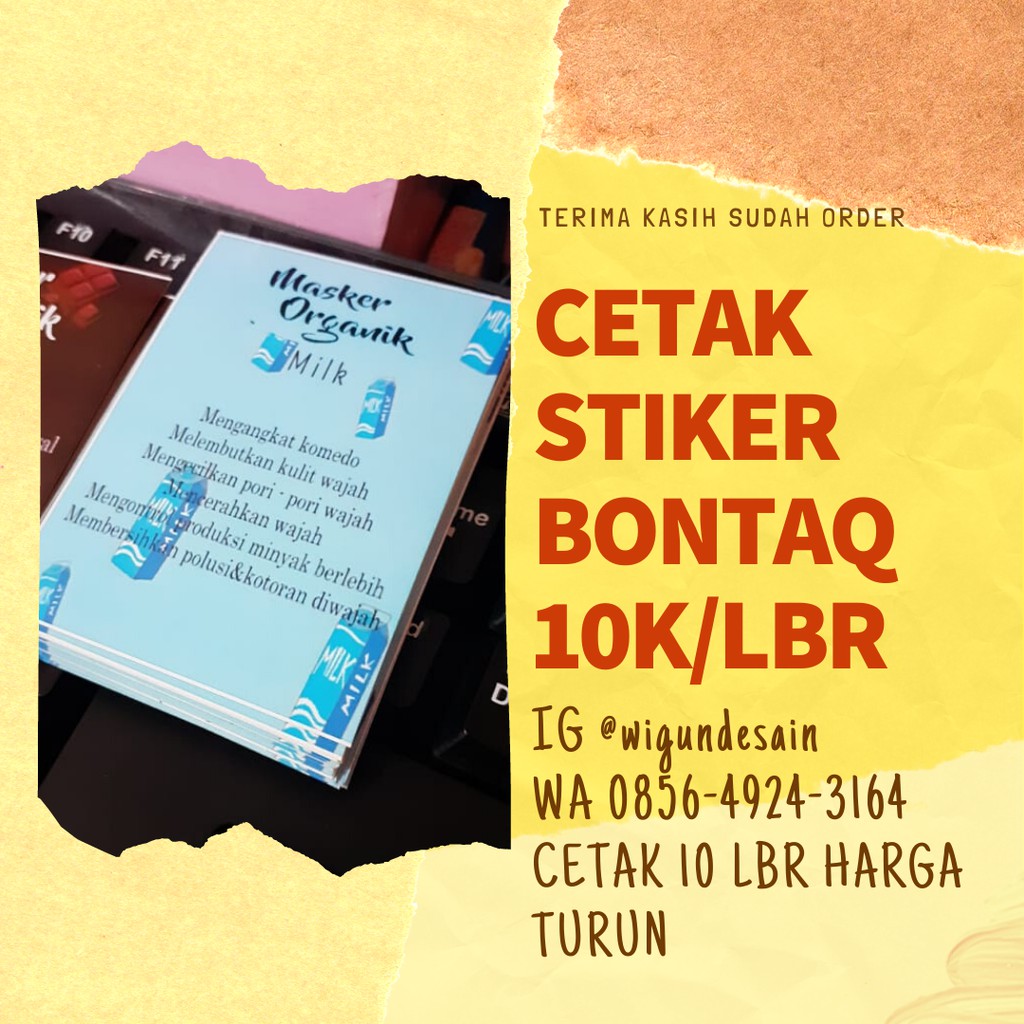 Jual STIKER BONTAQ KILAP MURAH | Shopee Indonesia