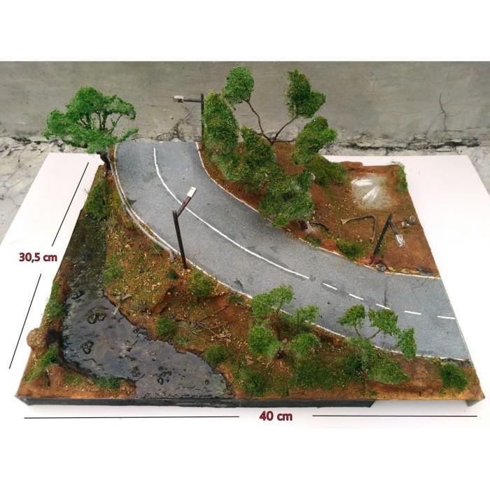 Jual Miniatur Jalan Raya Miniatur / Diorama / Maket / Replika Jalanan ...