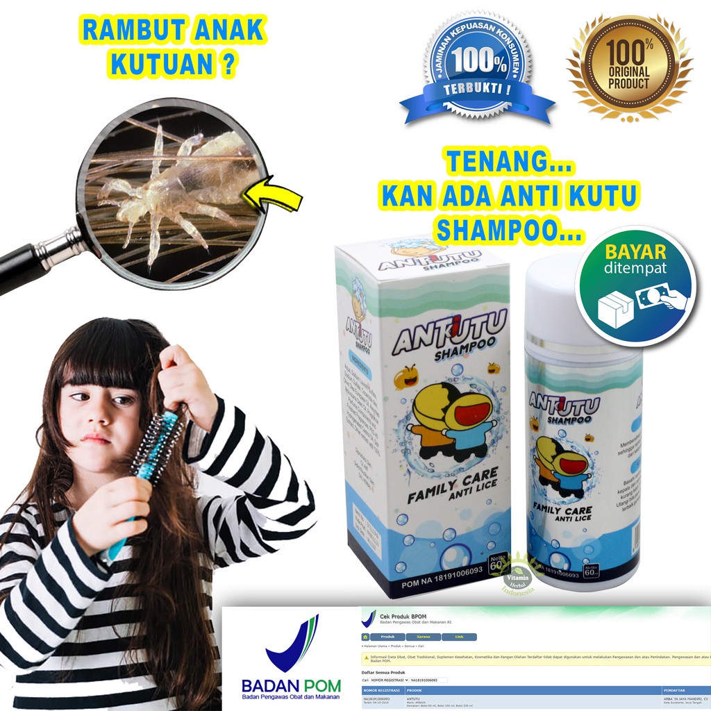 Jual Obat Kutu Rambut Shampoo Anti Kutu Shampo Antutu Sampo Fayolla ...