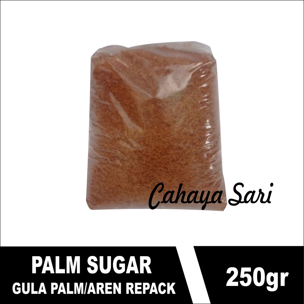 Jual GULA PALEM /GULA AREN / GULA SEMUT/ PALM SUGAR REPACK 250GR | Shopee Indonesia