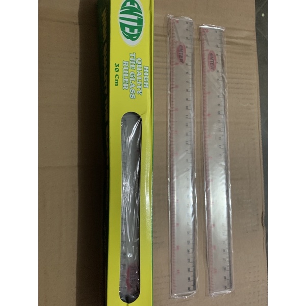Jual (24pcs) Penggaris Bening Plastik 30cm | Penggaris Plastik Murah ...