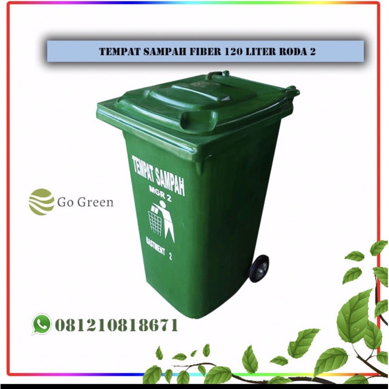 Jual TEMPAT SAMPAH FIBERGLASS RODA KAPASITAS 120 LITER, TONG SAMPAH BERODA BAHAN FIBER | Shopee ...