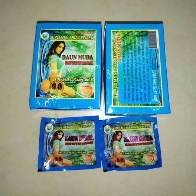 Jual Kapsul Daun Muda Extra Serat Pinang Muda Reaksi Cepat Suplemen ...
