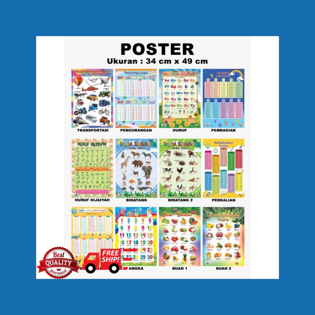 Jual POSTER FANCY KIKY (ISI 12) | Shopee Indonesia