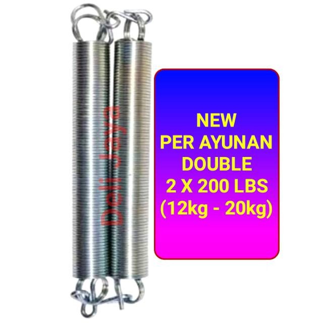 Jual Ayunan per / Per Ayunan Double Jumbo 200 lbs 12kg - 20kg | Shopee ...