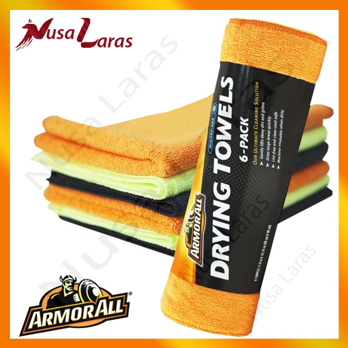 Jual Armor All Drying Towels Kain Mikrofiber Kain Lap Cuci Mobil Motor ...