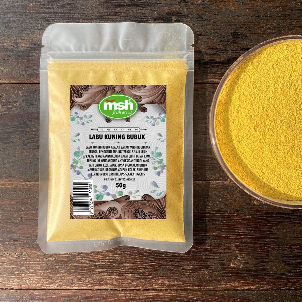 Jual MSH Labu Kuning Bubuk 50 g | Shopee Indonesia