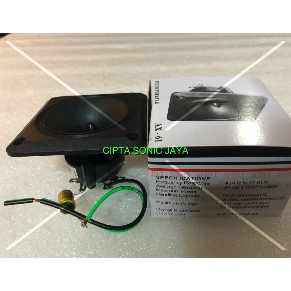 Jual Tweter Walet Audax Ax 61 Lengkap Elco Antel Dan Kabel Audax ...