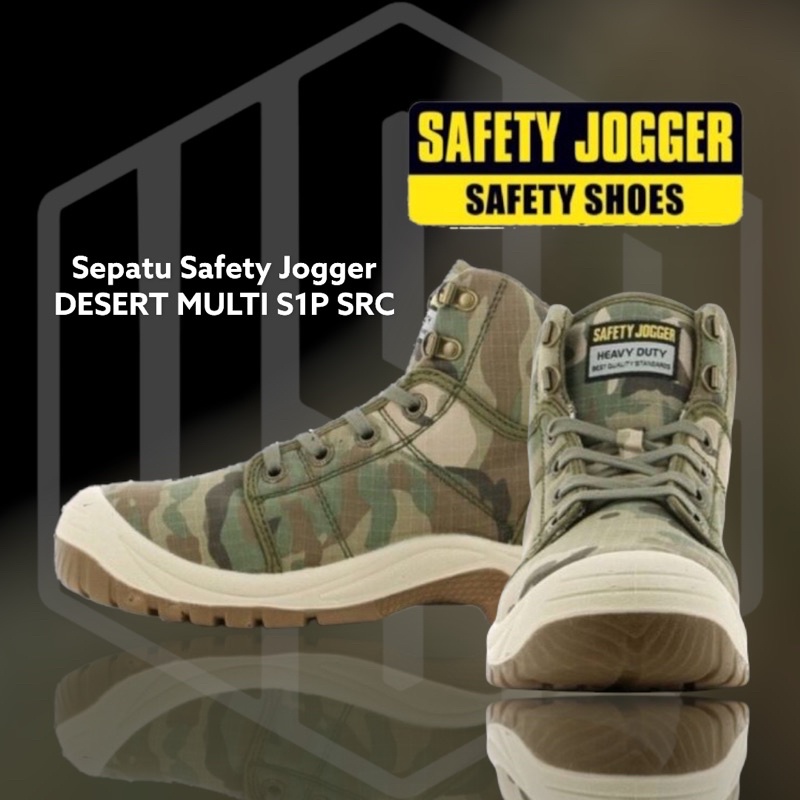 Jual Sepatu Safety Jogger DESERT MULTI S1P SRC | Shopee Indonesia