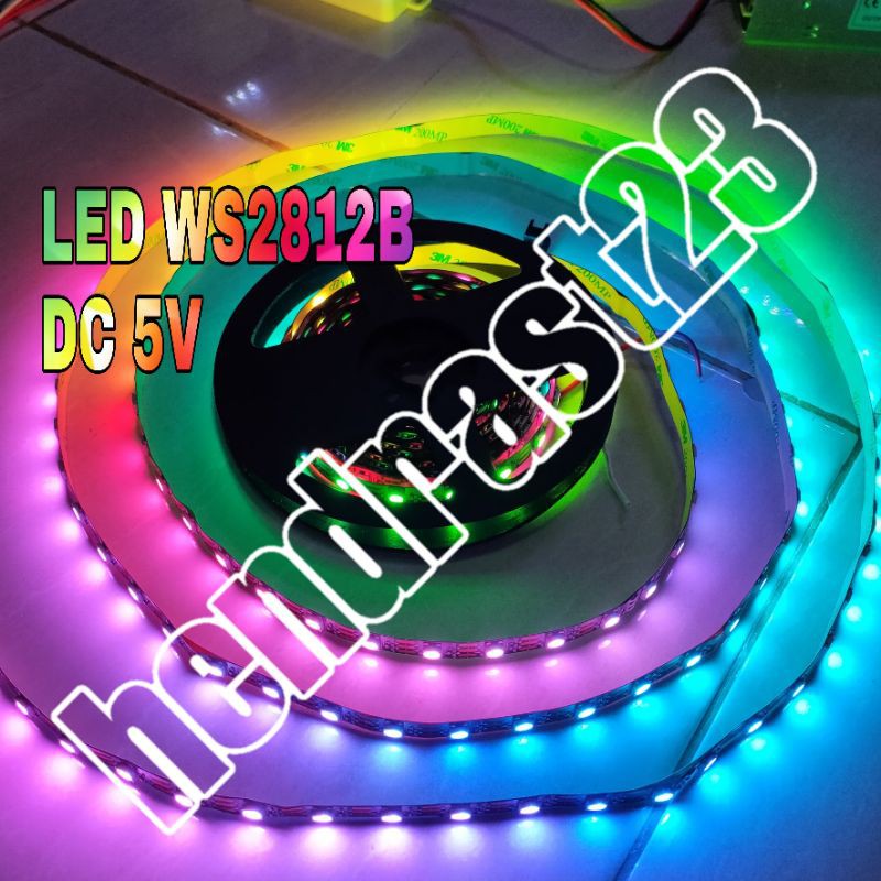 Jual LED WS2812B 1 METER 60 LED 5V / 1 ICI 1 LED / LED RGB / WS2812 ...