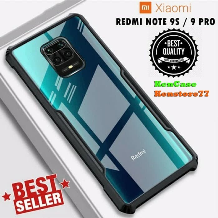 Jual Case Redmi Note 9 / 9s / 9 Pro Shockproof Case ARMOR TRANSPARAN ...