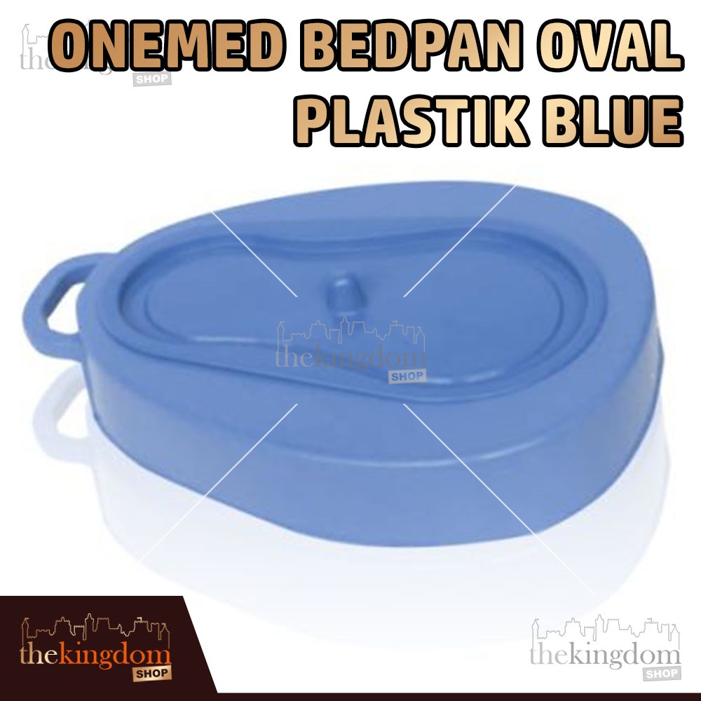 Jual Onemed Bedpan Oval Plastik Blue Bed Pan Pispot BAB Buang Air Besar ...