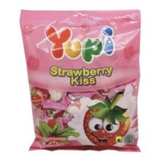Jual PERMEN YUPI STRAWBERRY KISS / PERMEN YUPI TOPLES / PERMEN YUPI ...