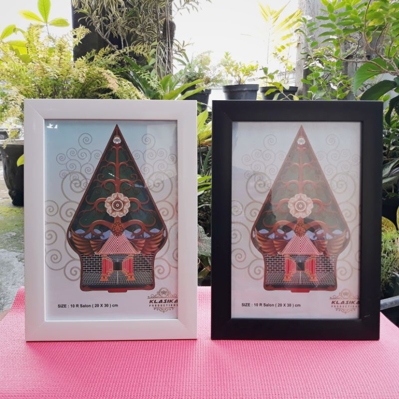 Jual PIGURA 5R MINIMALIS HITAM DAN PUTIH POLOS | Shopee Indonesia