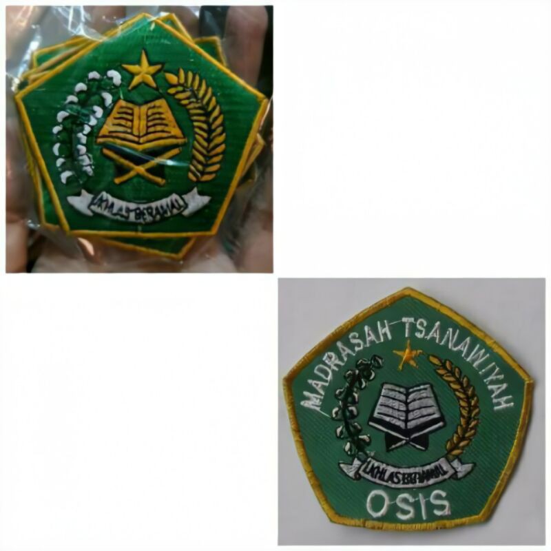 Jual (SIAP DIKIRIM)Bed iklas beramal bordir -bet mts-logo kemenag ...