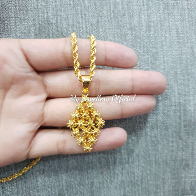 Jual Liontin Bunga Matahari - Mas Penang | Shopee Indonesia