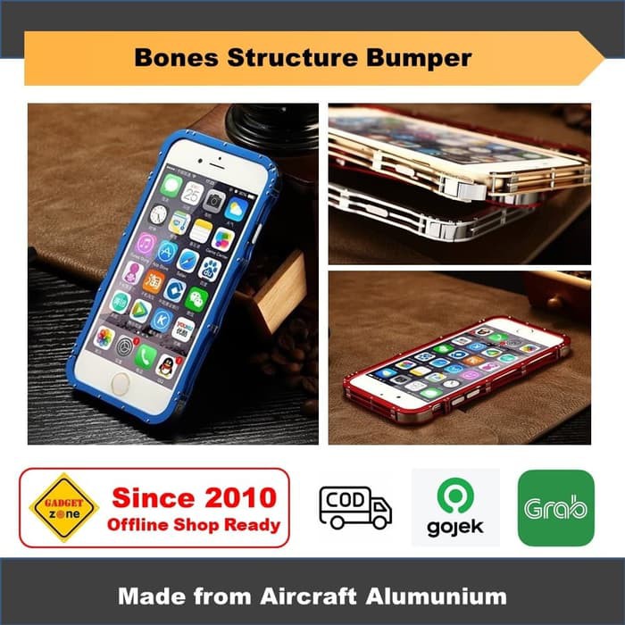 Jual iPhone 7+ / 8 Plus Casing Bones Structure Bumper Case | Shopee ...