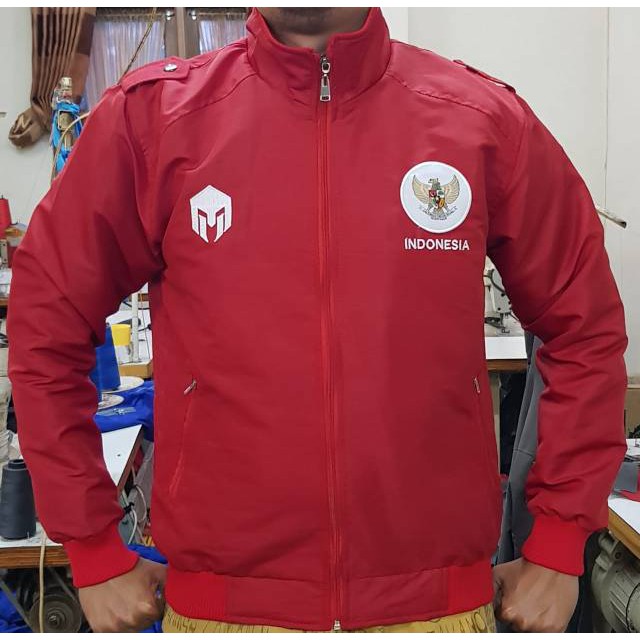 Jual Jaket Parasut Taslan Playmaker Timnas Garuda Indonesia Kerja ...