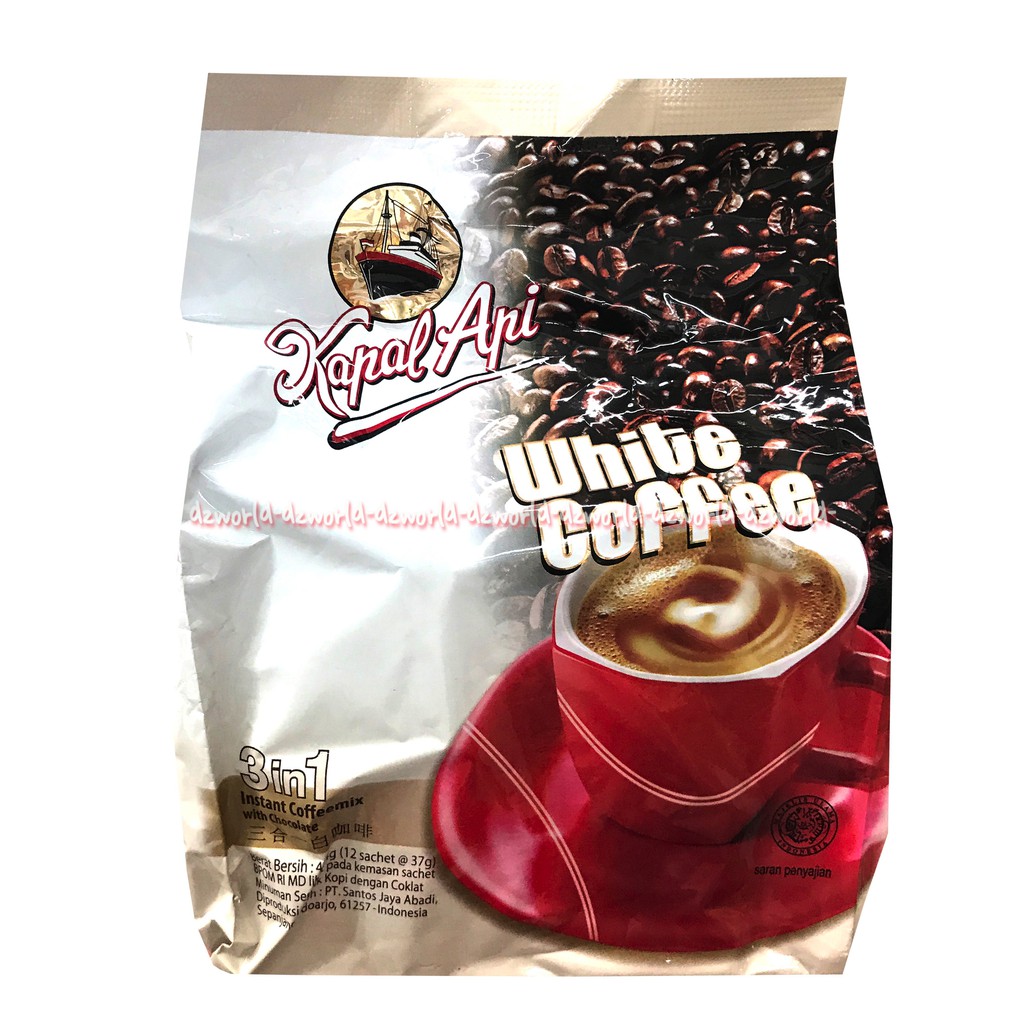 Jual Kapal Api White Coffee Isi 12Sachet Kopi Kapalapi 3in1 Kopi Bubuk ...