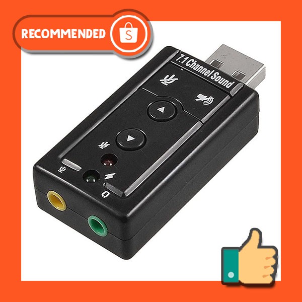 Jual Sound Card Adapter USB 7.1 Channel External Soundcard Audio | Shopee Indonesia