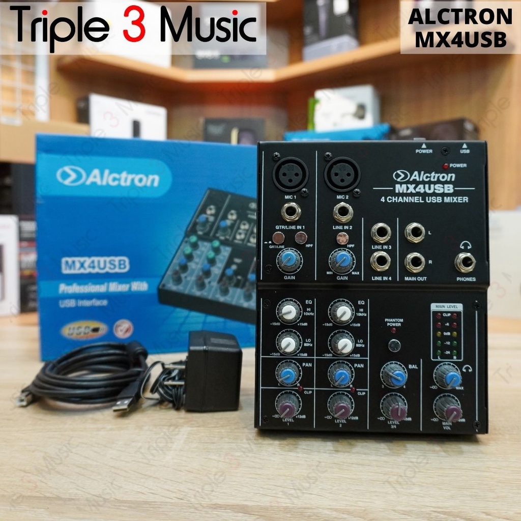Jual Alctron MX4USB Monitor Mixer in Ear monitor headphone IEM di ...