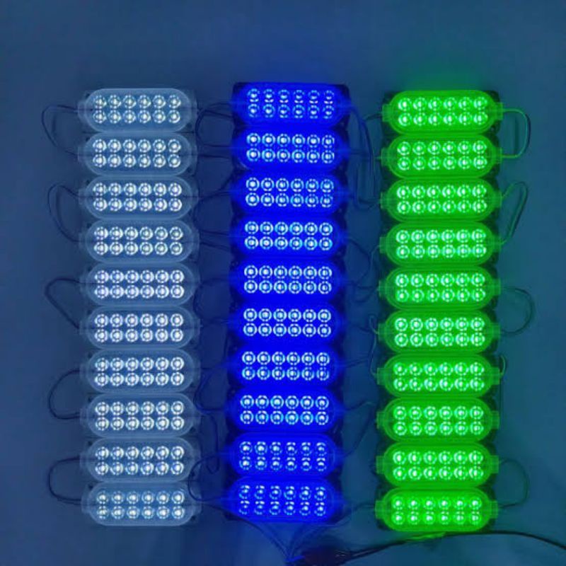 Jual MODUL LED 12 MATA ULTRASONIC 12V 24V 12W LAMPU VARIASI | Shopee ...